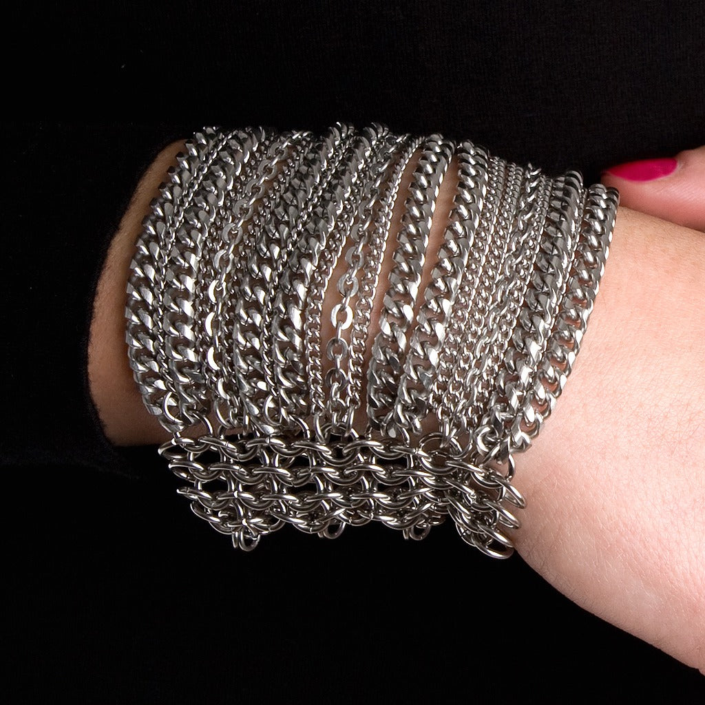 METAL 8-Row Multi-Chain Bracelet – Rapt In Maille